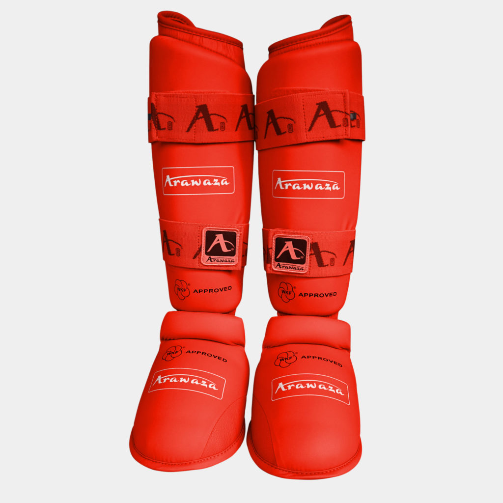 Arawaza WKF Approved Shin pad & Removable instep pad - Arawaza®